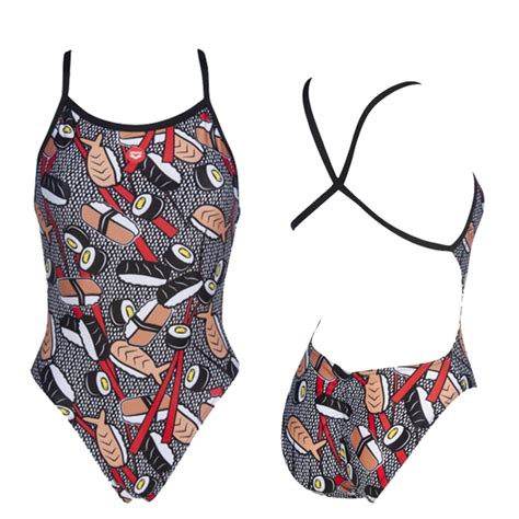 Traje De Baño De Mujer Modelo Crazy Sushi X Criss Cross Back Marca