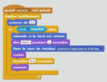 EXERCICES SUR SCRATCH accompagnement personnalisé