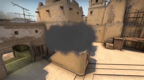 Mirage Stairs Smoke From Tetris CS Nades