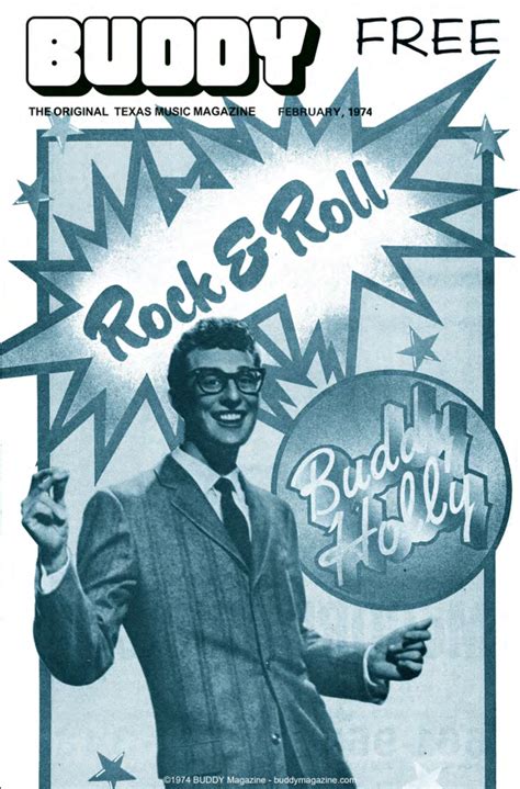 Buddy Magazine February 1974 Rock N Roll Buddy Holly Full Issue