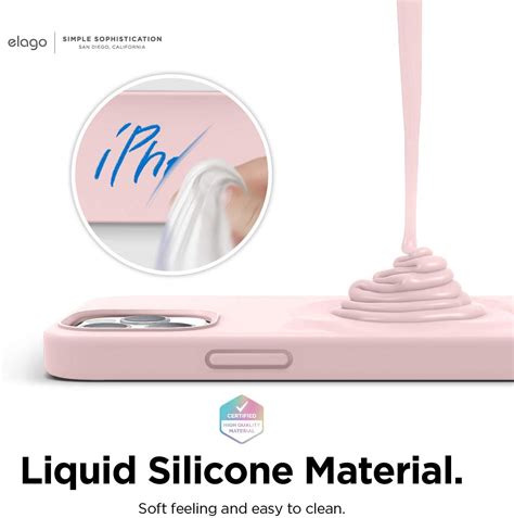 Magsafe Silicone Case For Iphone 12 Mini Lovely Pink Elago Slg