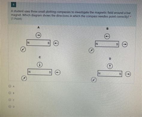 Solved 8 A Student Uses Three Small Plotting Compasses To