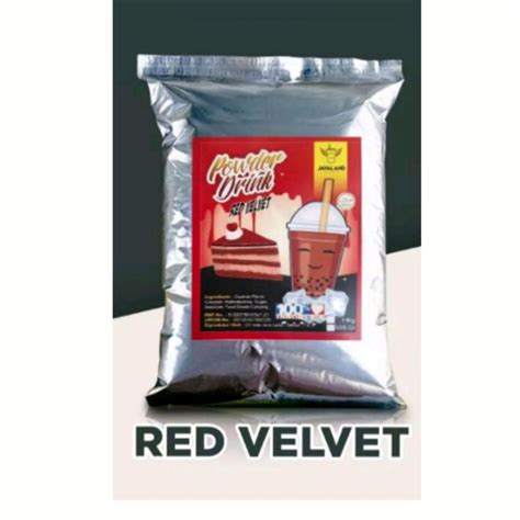 Jual Bubuk Minuman Regular Rasa RED VELVET 1kg Indonesia Shopee Indonesia
