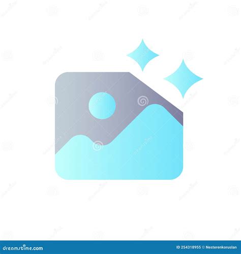 Photo Editing Flat Gradient Color Ui Icon Stock Vector Illustration Of Editing Icon 254318955