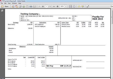 Final Payroll SQL Documentation