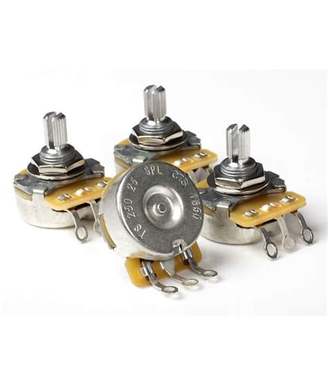 Cts 250k Audio Log Pot Split Shaft Stratocaster 4 Pack Reverb