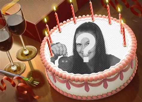 Metti La Tua Foto Su Una Torta Di Compleanno Con Questo Effetto