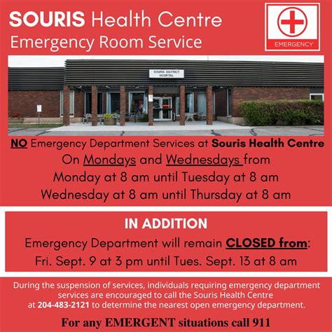 Prairie Mountain Health On Twitter Souris Health Centre Will Have No