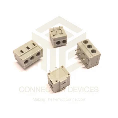 Pcb Spring Terminal Block Xy124vc 5mm At ₹ 10 Piece Connector In