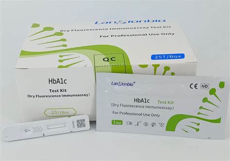 Hba1c Test Kit Dry Fluorescence Immunoassay Company Lansion