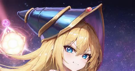 女の子 【ai】ブラックマジシャン・ガール 沈黙ヘアサロンのイラスト Pixiv