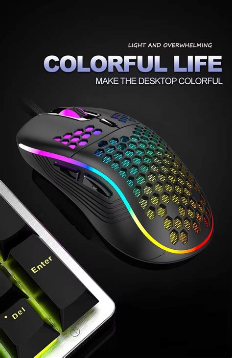 D110 Colorful Wired 7200dpi Rgb Gaming Mouse Factory Darshion