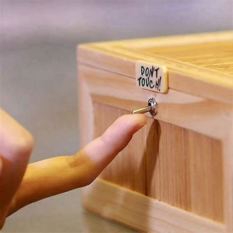 Wooden Useless Box Leave Me Alone Box Most Useless Machine Dont