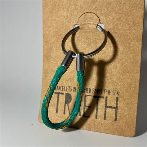 Reclaimed Ghost Net Keyring Gower Etsy Uk