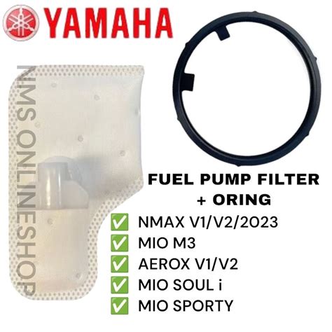 Fuel Pump Filter And ORING SET For Yamaha NMAX Mio M Aerox Mio MXi Mio Soul I