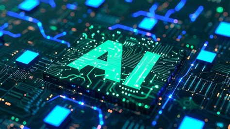 Premium Photo AI On Micro Chip Surrounded By Hexagons Creating 3D