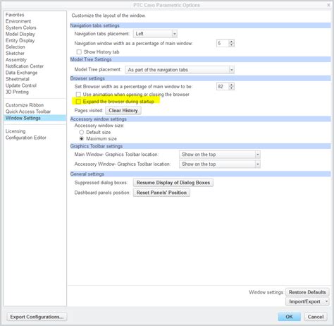 Solved Where Does Expand The Browser During Startup Get Ptc