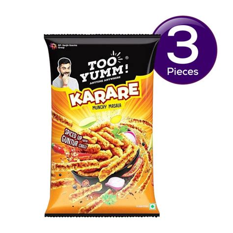 Buy Too Yumm Karare Baked Munchy Masala Crisps 70 G Combo Online