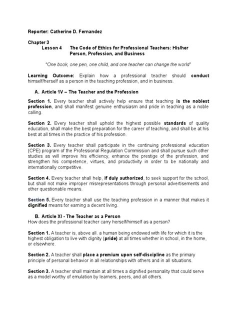 chapter 3 lesson 4 1 pdf teachers profession
