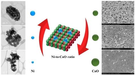 Catalysts Free Full Text Effect Of The Ni To Cao Ratio On
