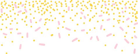 Congratulatory Background With Colored Confetti On White Background