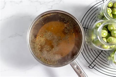 Quick And Easy Pickled Okra Recipe The Frugal Farm Wife