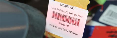 Full ASCII Barcode Read And Decode Method And Its Limitation