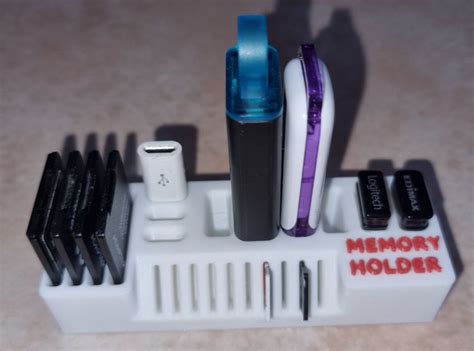 Memory Holder Usb Sd Micro Usb Usb Type C By Xtreme73 Makerworld