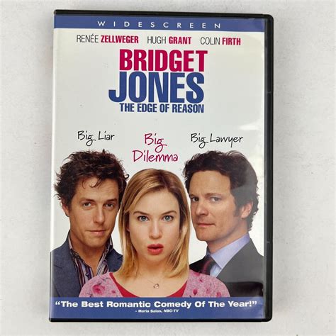 Bridget Jones The Edge of Reason DVD Widescreen Renée Zellweger