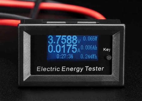 Mini Power Meter With Voltage Current Watts Mah And Mwh Display Now