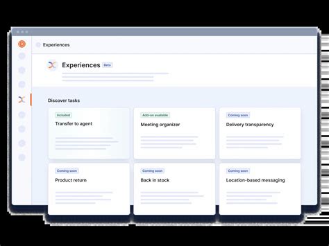 Experiences — Conversational Ai Assistant Builder Infobip