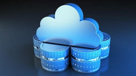 Premium Photo Cloud Data Storage Database Cloud Computing Concept 3d