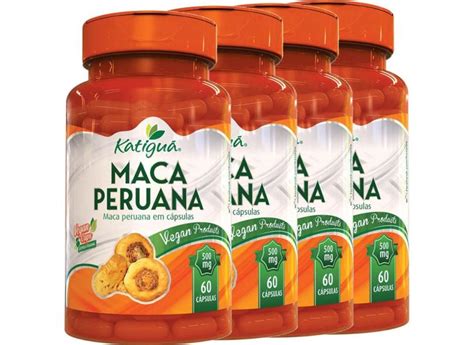 Kit Maca Peruana Mg Cápsulas Katigua o Melhor Preço é no Zoom