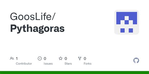GitHub GoosLife Pythagoras