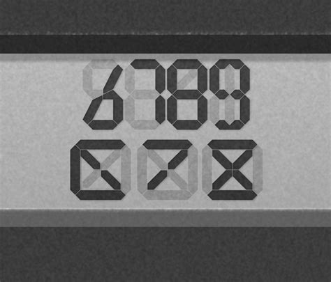 Various Segmented Displays 6 7 8 9 Rsegmenteddisplays
