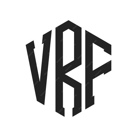 Premium Vector Vrf Logo Design Initial Letter Vrf Monogram Logo Using