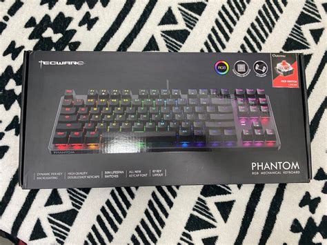 Tecware Phantom Tkl RGB Mechanical Keyboard Outemu Red Switch Computers Tech Parts