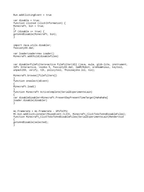 Minecraft Batch File Pdf