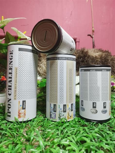 ALKANSYA IPON CHALLENGE Black Design Coins Bank Lazada PH