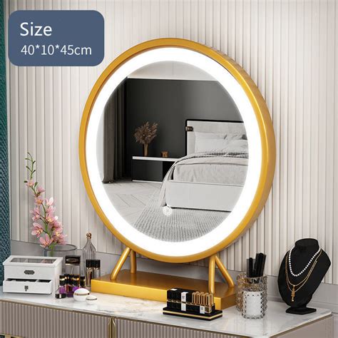 Makeup Mirror Led Light Touch Screen High Value Dressing Table Mirror