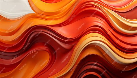 Abstract Backdrop With Modern Wave Pattern Vibrant Colors And Flowing