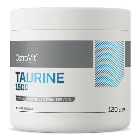 OstroVit Supreme Capsules Taurine 1500 Mg 120 Caps Taurinas
