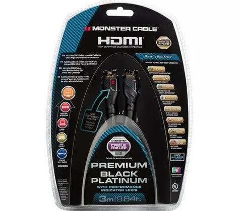 Monster Ultrahd Premium Black Platinum Ultimate High Speed 4k Hdmi