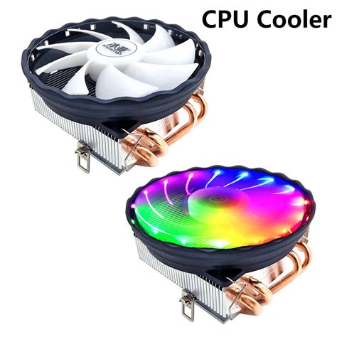 Кулер для процессора SNOWMAN M400, 4 тепловые трубки | AliExpress