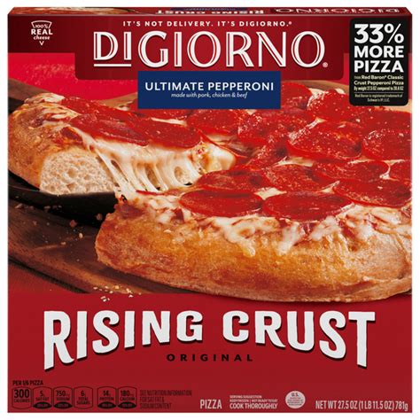 Save On Digiorno Original Rising Crust Ultimate Pepperoni Pizza Frozen