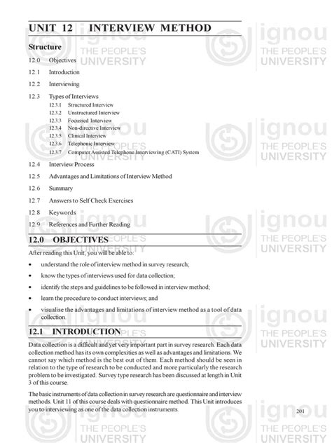 interview pdf interview survey methodology
