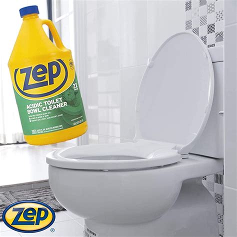 Zep Acidic Toilet Bowl Gel Cleaner 128 Oz