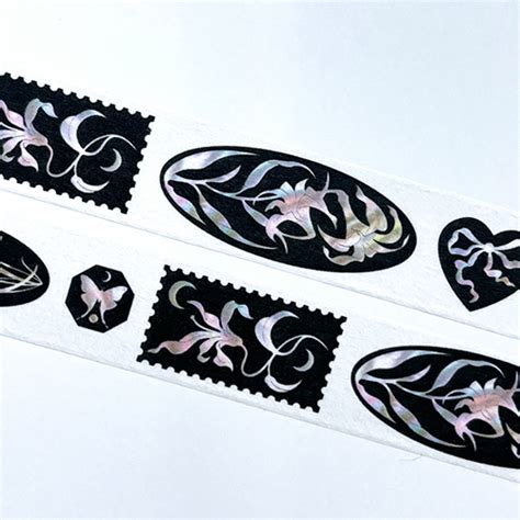 Mhom 자개 마스킹 테이프 위시버킷