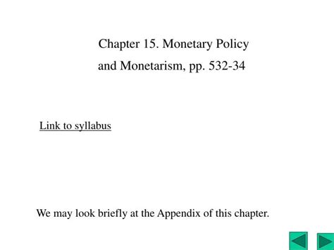 Ppt Chapter 15 Monetary Policy Powerpoint Presentation Free Download Id2525550