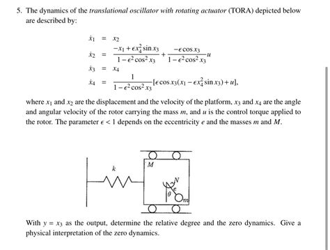 5 the dynamics of the translational oscillator with